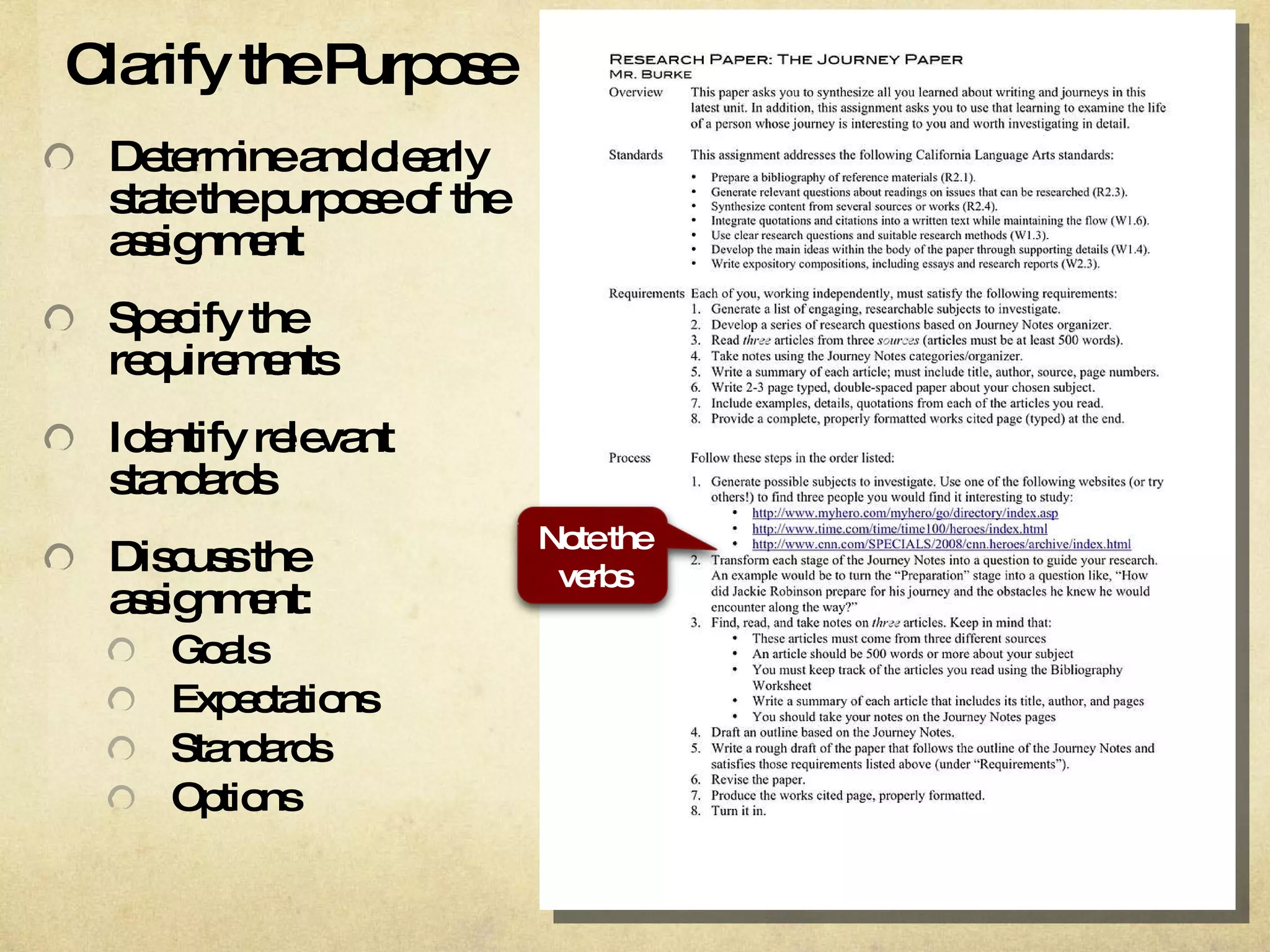 Designing Effective Writing Assignments | PPT