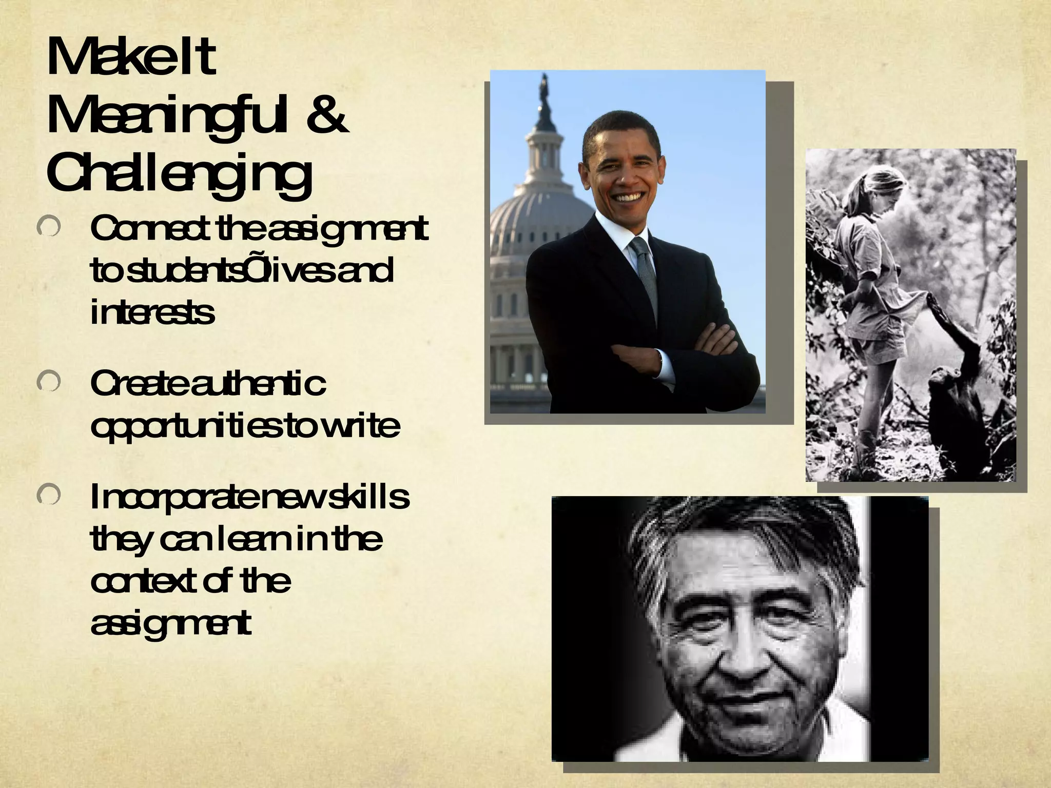 Designing Effective Writing Assignments | PPT