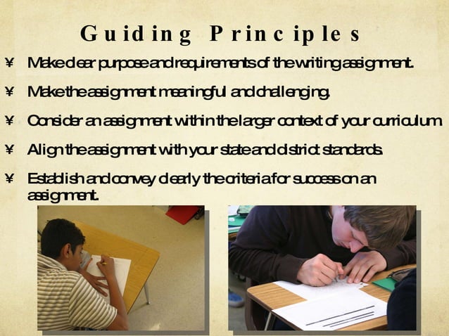 Designing Effective Writing Assignments | PPT