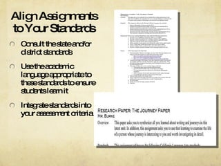 Designing Effective Writing Assignments | PPT