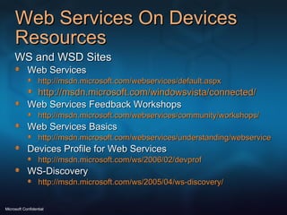 Web Services Discovery for Devices | PPT