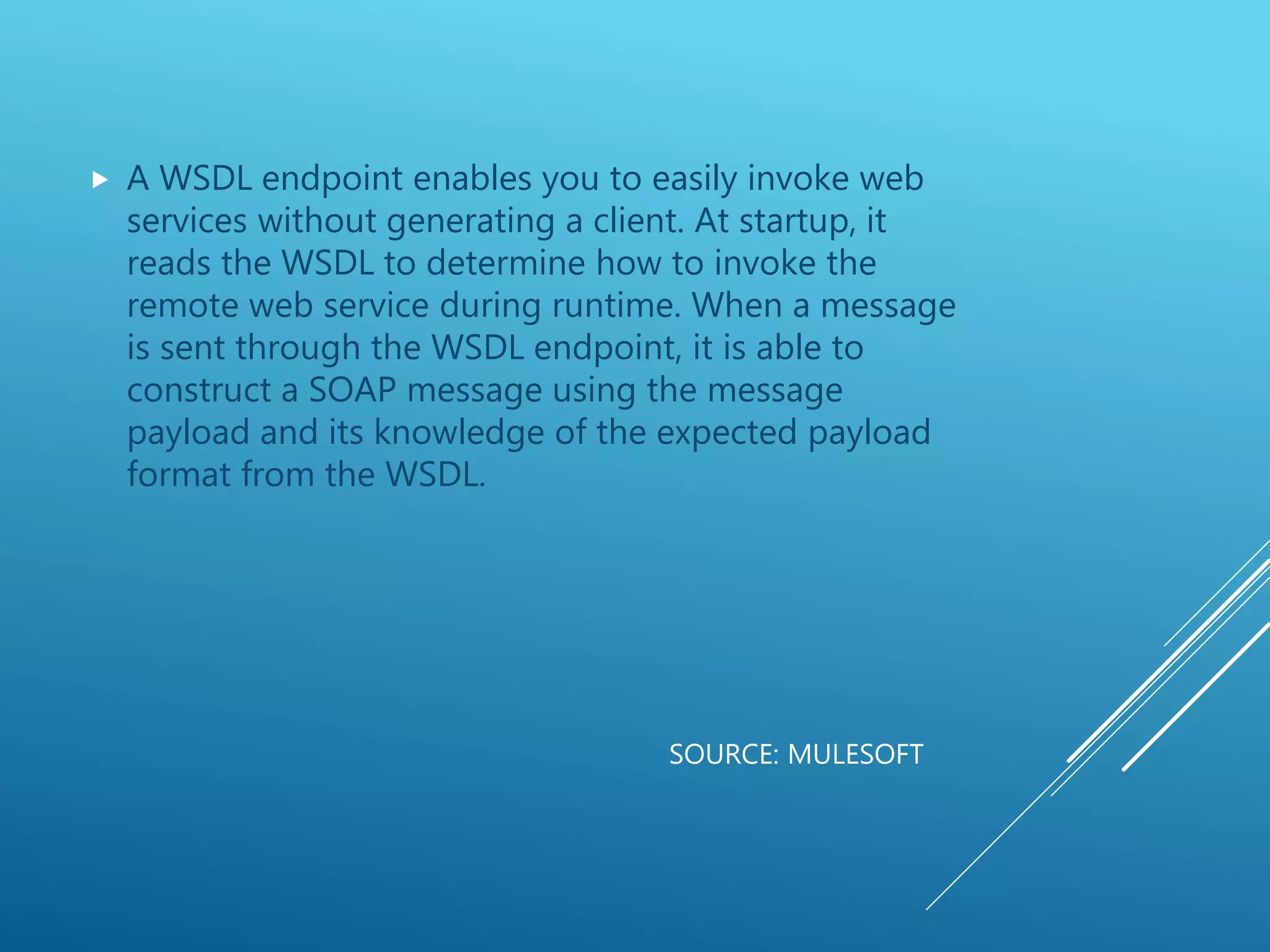 Wsdl connector introduction | PPT