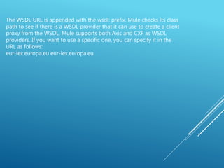 Wsdl connector introduction | PPT