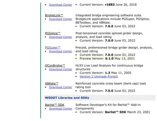 WSDOT Bridge Engineering Software.نصميم الجسور دائرة المواصلات واشنطن..pdf