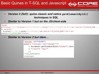 SQL/JavaScript Hybrid Worms As Two-stage Quines | PPT