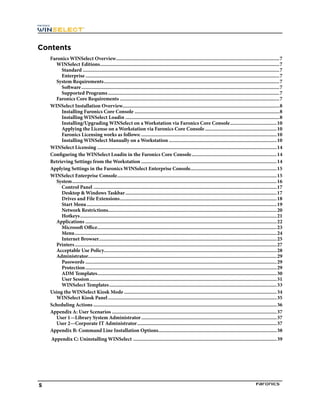 Faronics WinSelect Enterprise User Guide | PDF