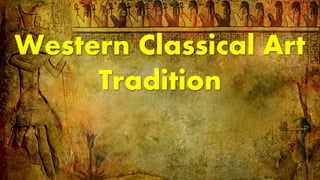 Wsetern classical arts pre assessment | PPTX