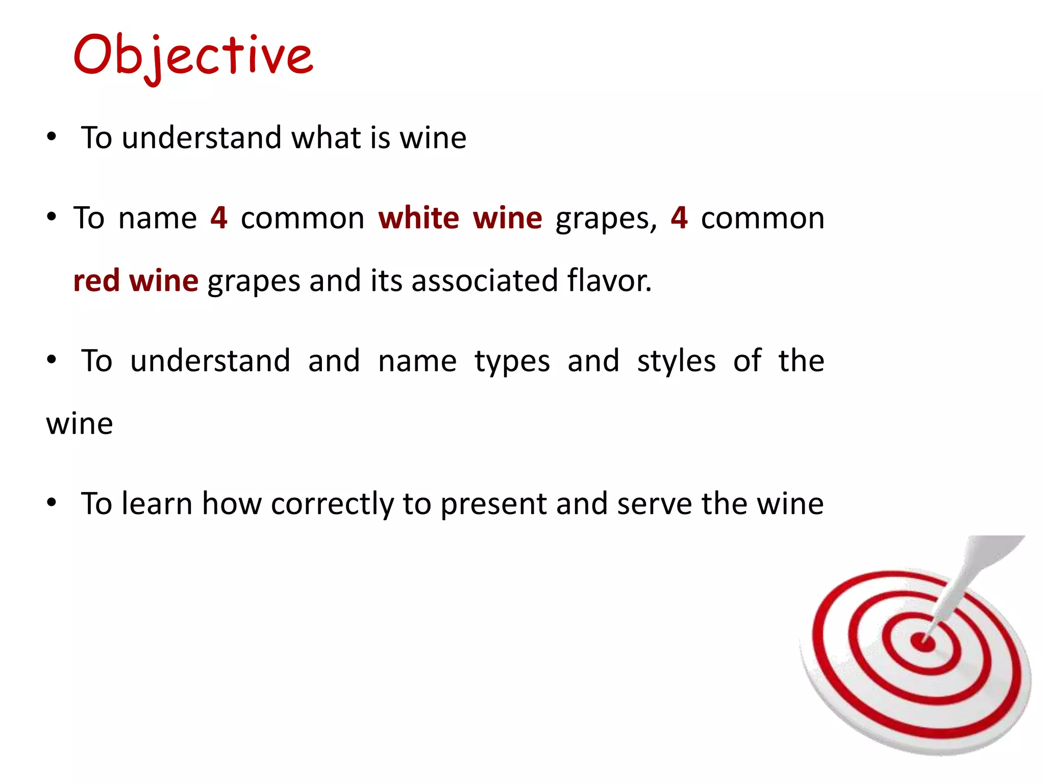 Basic wine knowledge | PPTX