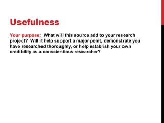 WebSite Evaluating | PPT