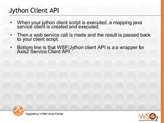 WSO2 WSF/Jython | PPT