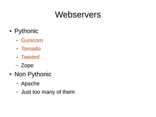 Python WSGI introduction | PDF