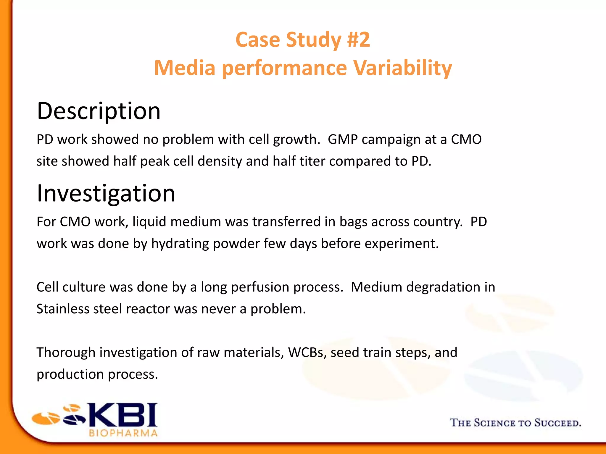 Managing Raw Material Variability Over the Life-cycle of a Molecule | PDF