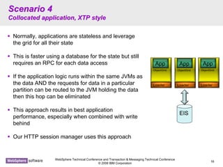 WSI35 - WebSphere Extreme Scale Customer Scenarios and Use Cases | PPT