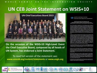 WSIS Forum 2016: Open Consultation Process: Fist Physical Meeting | PPT
