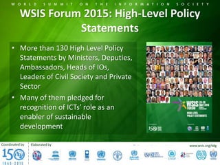 WSIS-SDG Matrix: Linking WSIS Action Lines with Sustainable Development ...