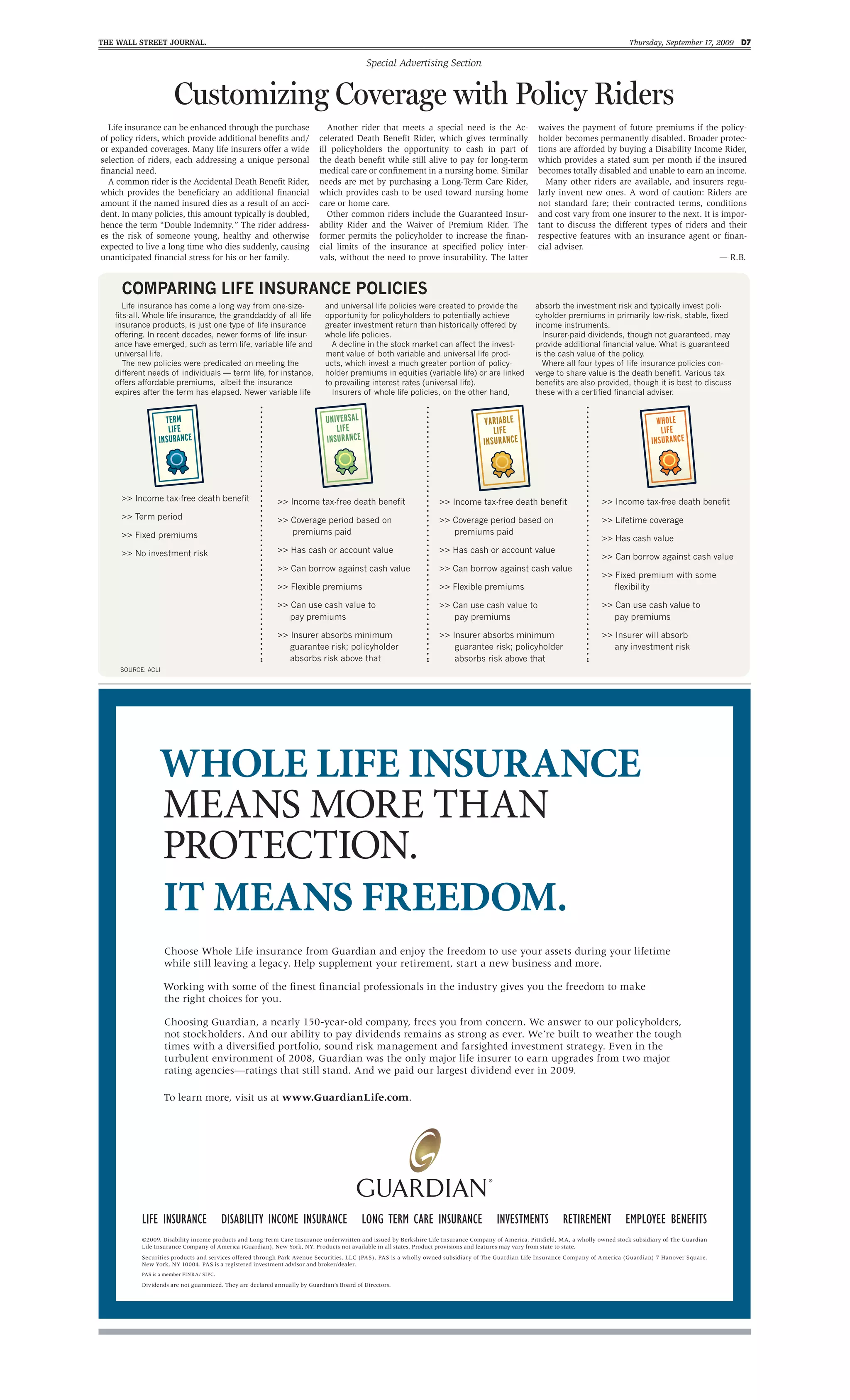 Financial Freedom -- Life Insurance As An Asset Class | PDF