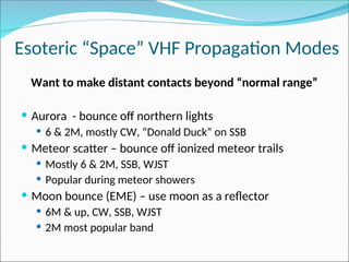 A presentation on VHF weak signal propagation | PPT