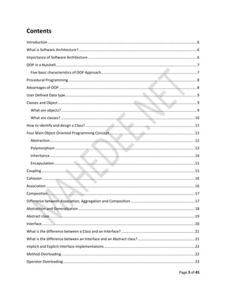Object Oriented Programming | PDF