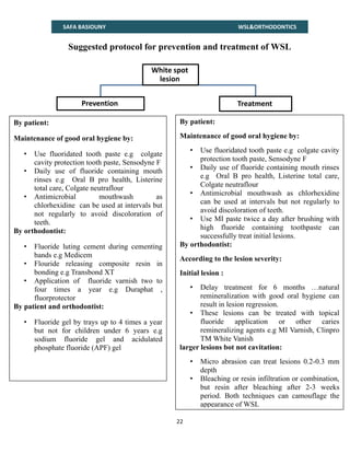 Strategies for Managing White Spot Lesions in Orthodontic Patients and ...