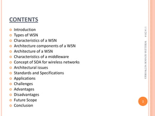 Wireless Sensor Networks | PPTX