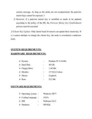Effective Key Management in Dynamic Wireless Sensor Networks | DOCX | Computer Networking ...