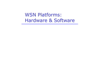 Wsn handbook | PPT
