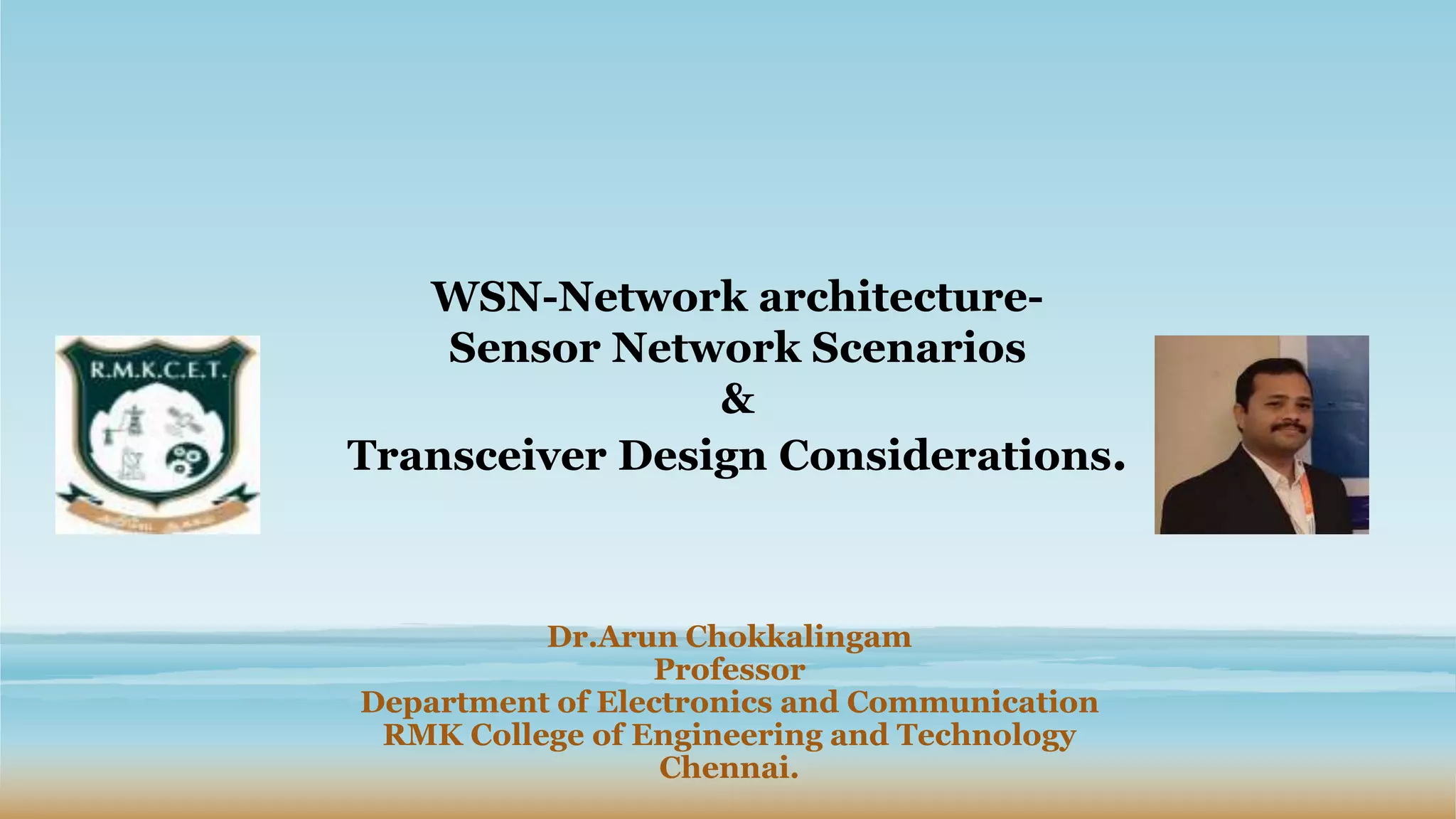 Wsn Network Architecture Sensor Network Scenarios And Transceiver Design