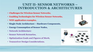 WSN network architecture -Sensor Network Scenarios & Transceiver Design ...