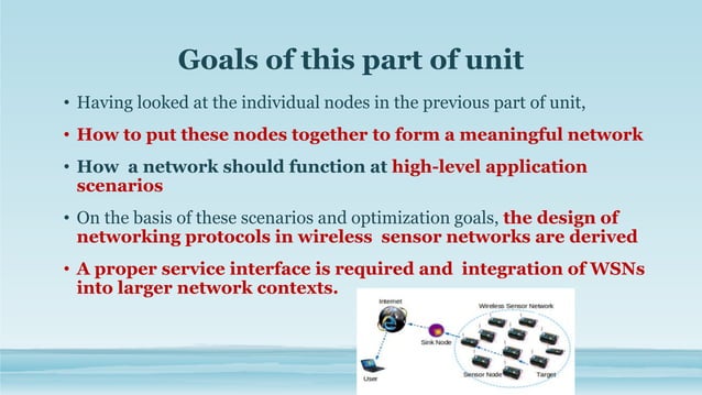 WSN network architecture -Sensor Network Scenarios & Transceiver Design Considerations. | PPTX