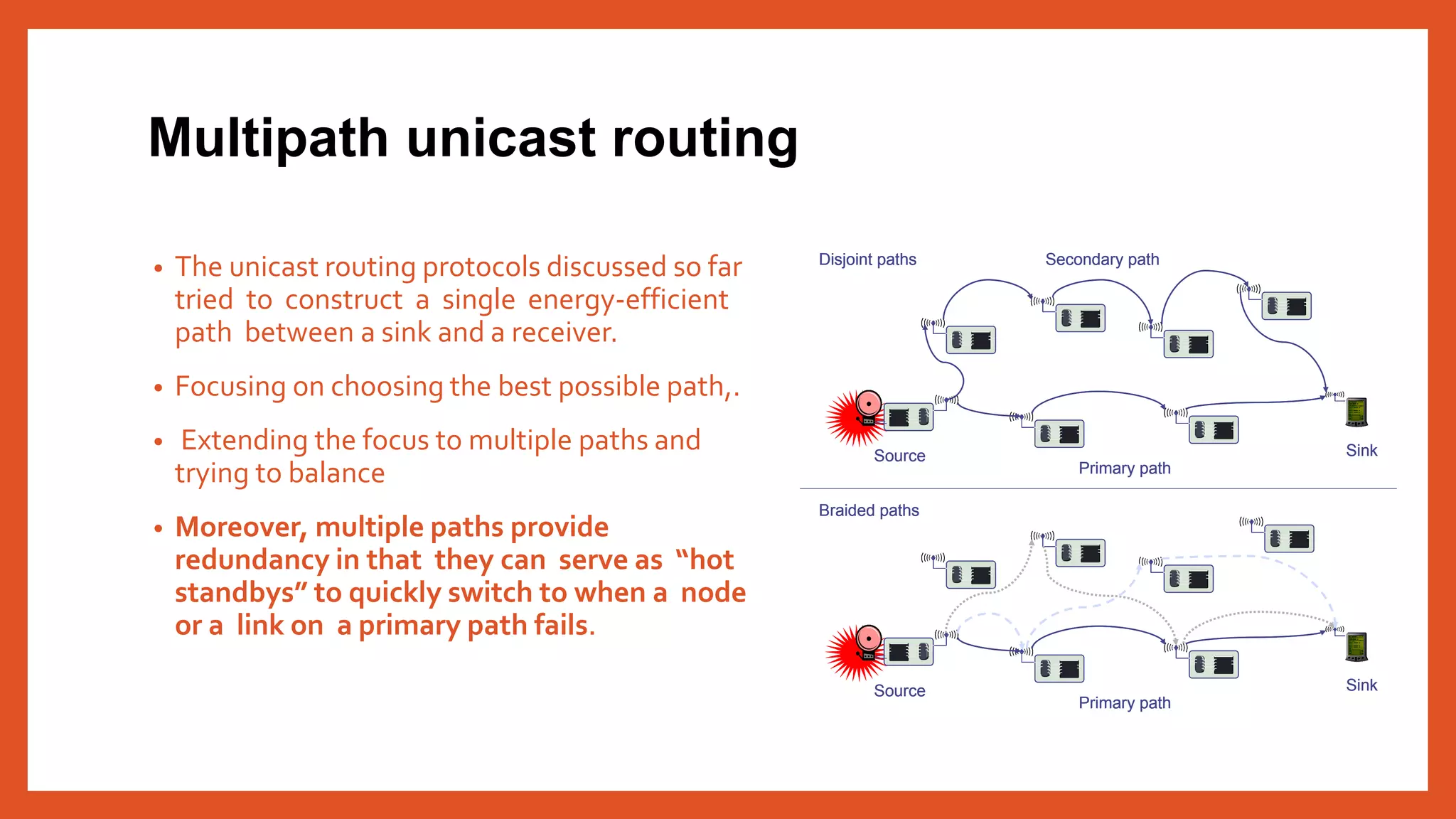 Wsn Routing Protocols Energy Efficient Routing Pptx Internet Of