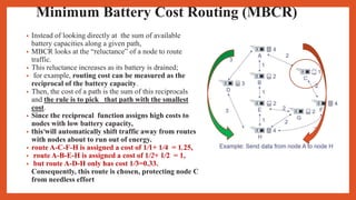 WSN-Routing Protocols Energy Efficient Routing | PPTX
