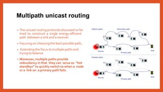 WSN-Routing Protocols Energy Efficient Routing | PPTX