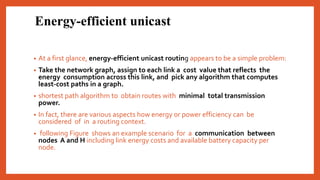 WSN-Routing Protocols Energy Efficient Routing | PPTX