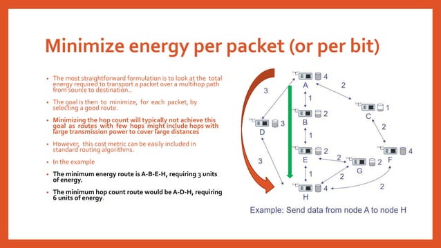 WSN-Routing Protocols Energy Efficient Routing | PPTX | Internet of Things | Internet