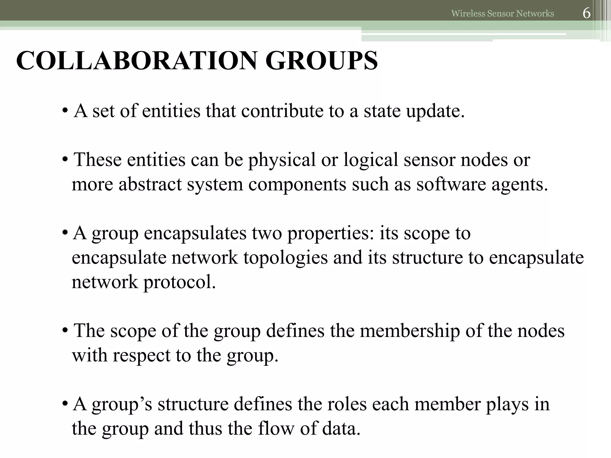 Wsn state-centric programming | PPTX