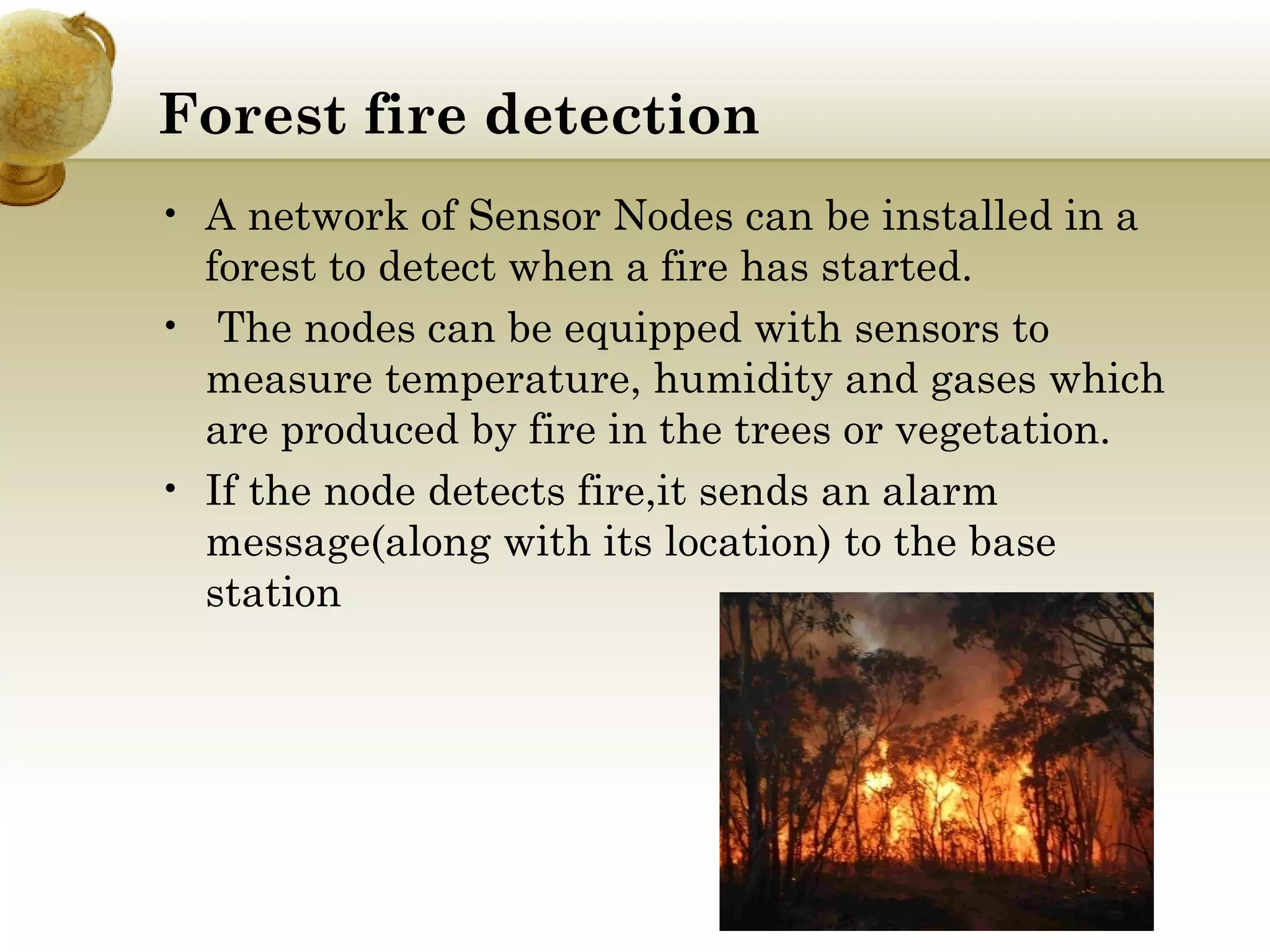 Wireless sensor network and its application | PPT