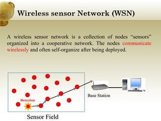 Wireless sensor network and its application | PPT