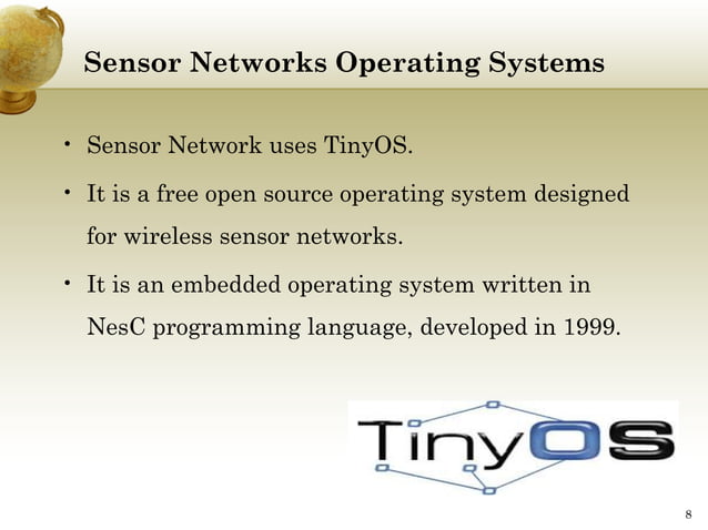 Wireless sensor network and its application | PPT
