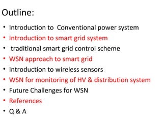 WSN application in power system | PPT