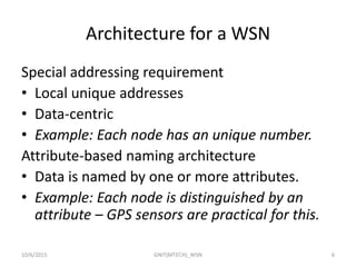Wireless Sensor Networks ppt | PPTX