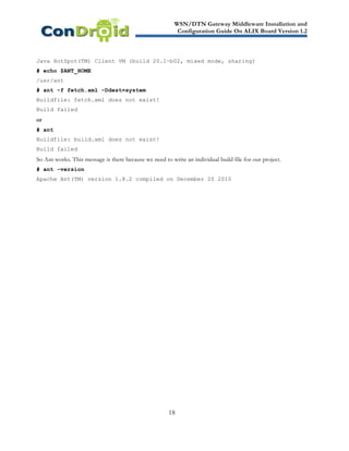 Condroid WSN/DTN Gateway - Middleware Installation & Configuration ...