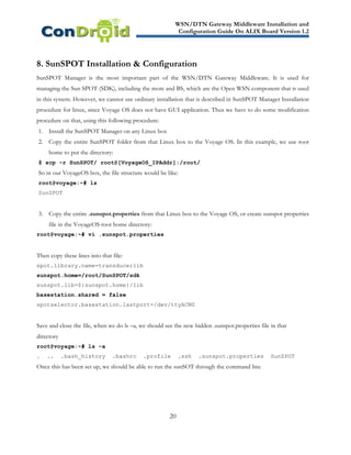 Condroid WSN/DTN Gateway - Middleware Installation & Configuration Guide on ALIX Board | PDF