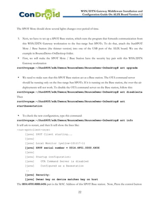 Condroid WSN/DTN Gateway - Middleware Installation & Configuration Guide on ALIX Board | PDF