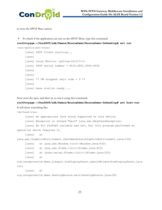 Condroid WSN/DTN Gateway - Middleware Installation & Configuration Guide on ALIX Board | PDF