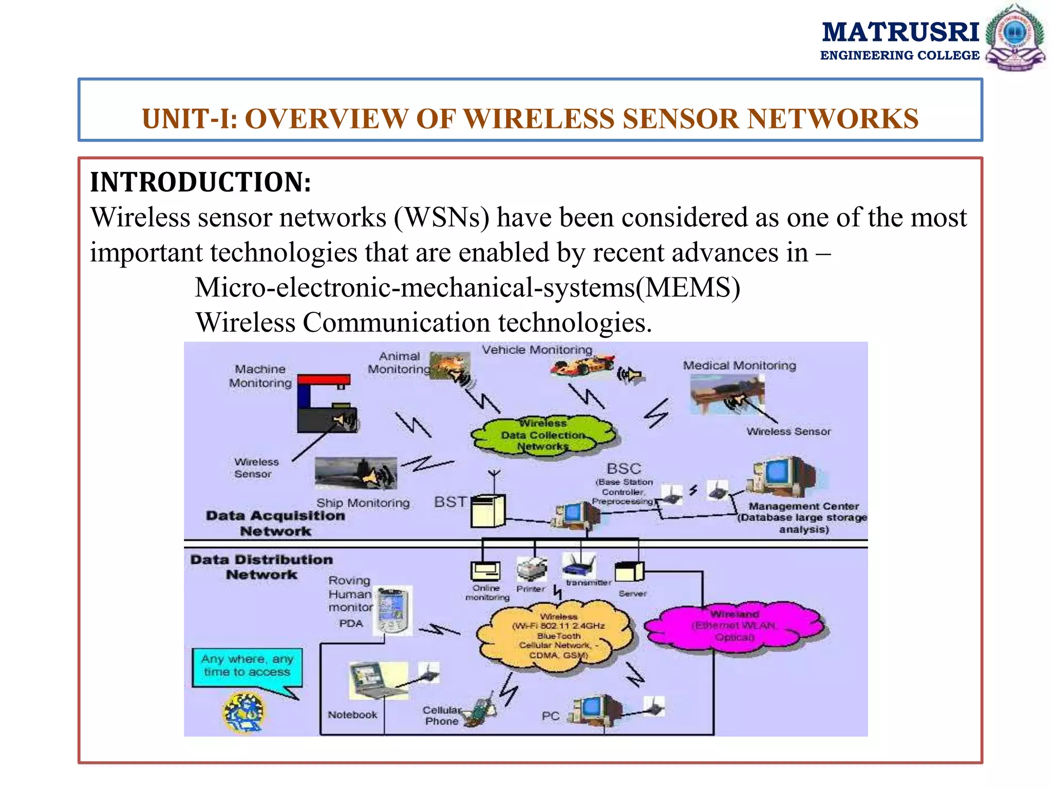 Wireless Sensor Networks | PPT | Internet of Things | Internet