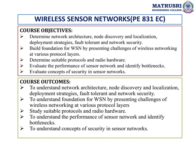 Wireless Sensor Networks | PPT | Internet of Things | Internet