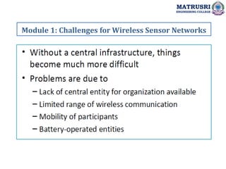 Wireless Sensor Networks | PPT