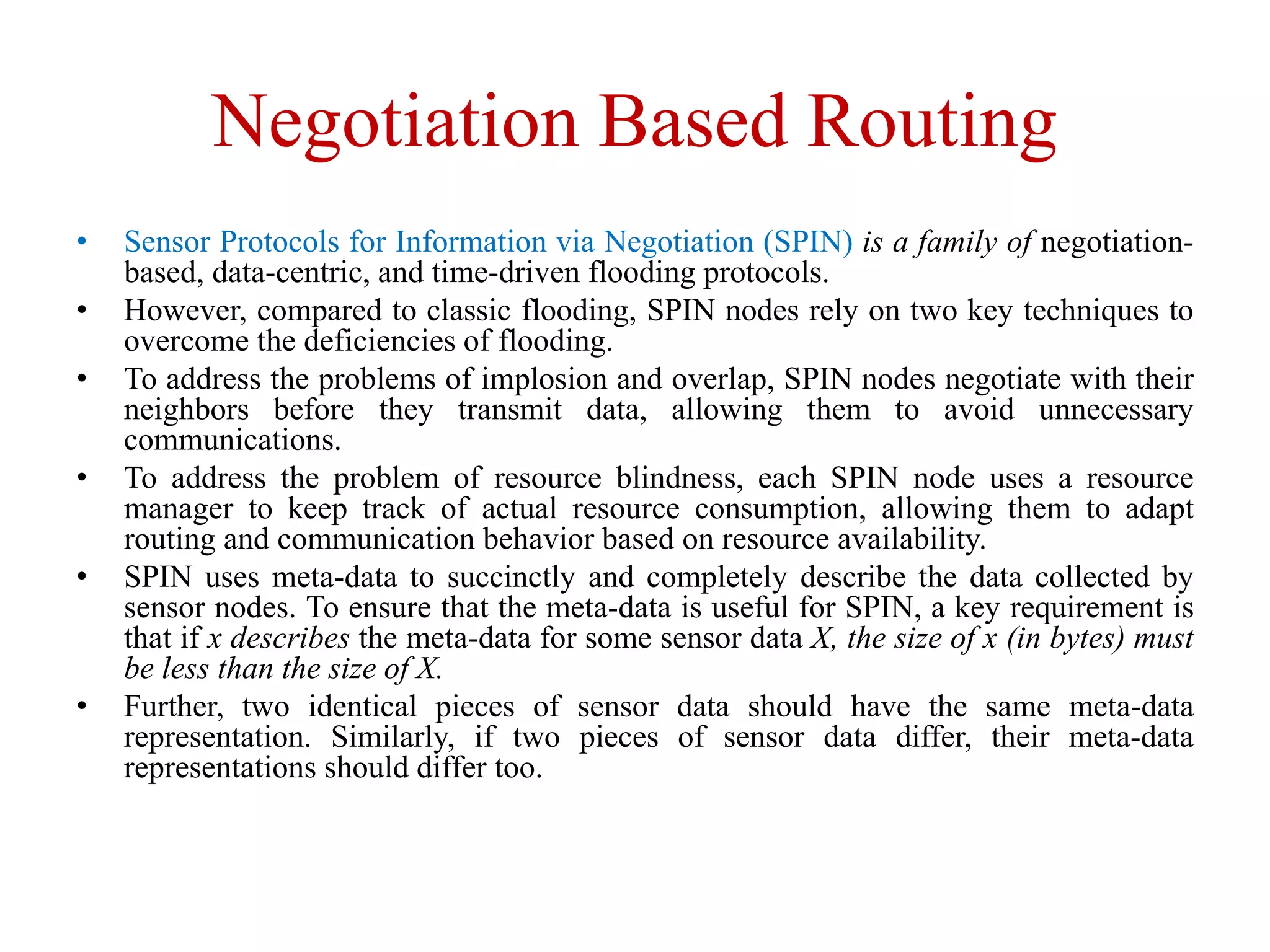 Wsn routing protocol | PPTX