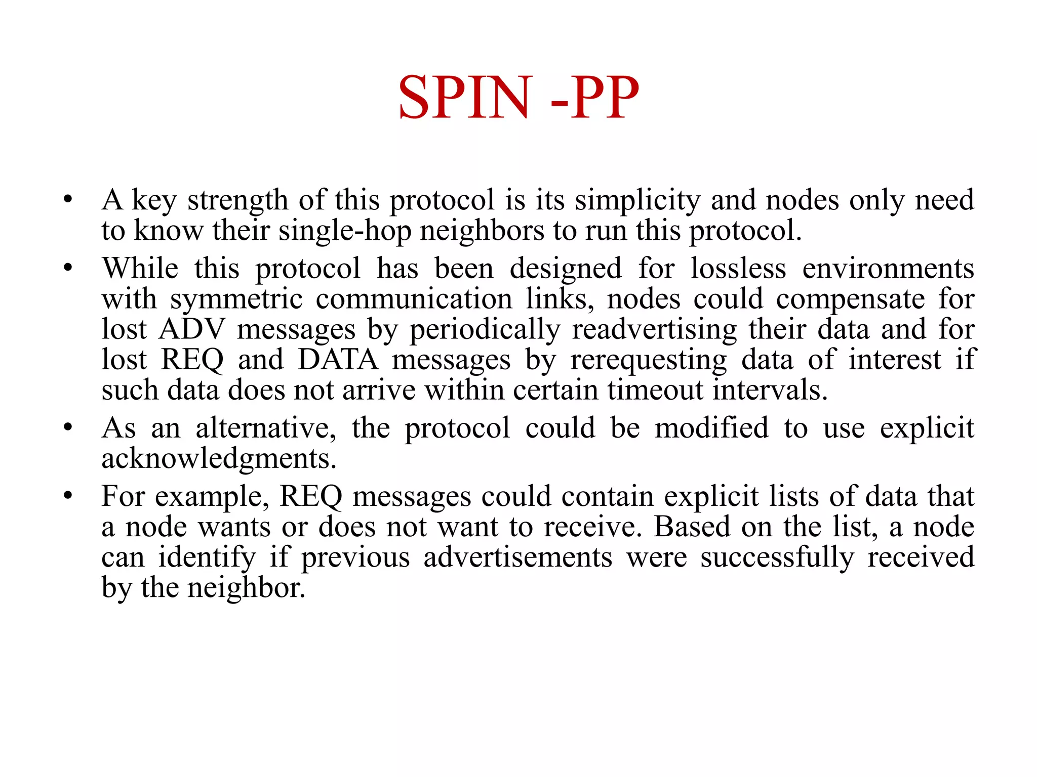 Wsn routing protocol | PPTX