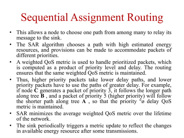 Wsn routing protocol | PPTX